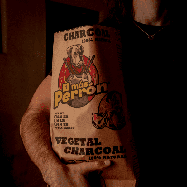 Bolsa para Carbon El Mas Perron 3kg Capa Sencilla 3 Tintas Resistente