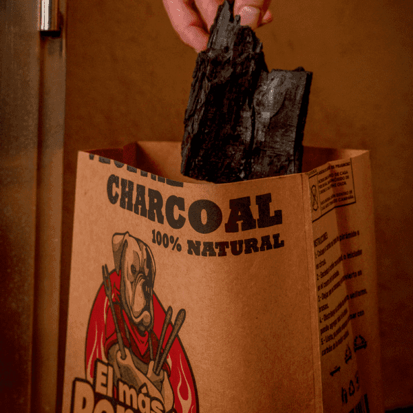 Bolsa para Carbon El Mas Perron 3kg Capa Sencilla 3 Tintas Resistente