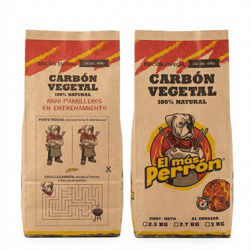 Bolsa para Carbon El Mas Perron Dia del Nino Por temporada